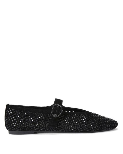 Kurt Geiger Mayfair Ballet Flats in Black | Lyst