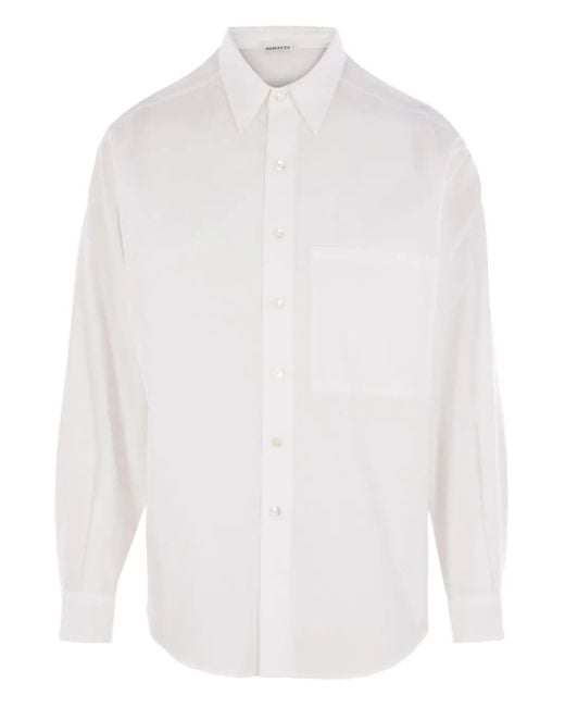AURALEE Patch-Pocket Shirt in White for Men | Lyst UK