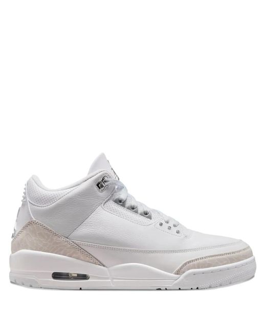 Nike Air Jordan 3 Pure Money Sneakers in White | Lyst UK