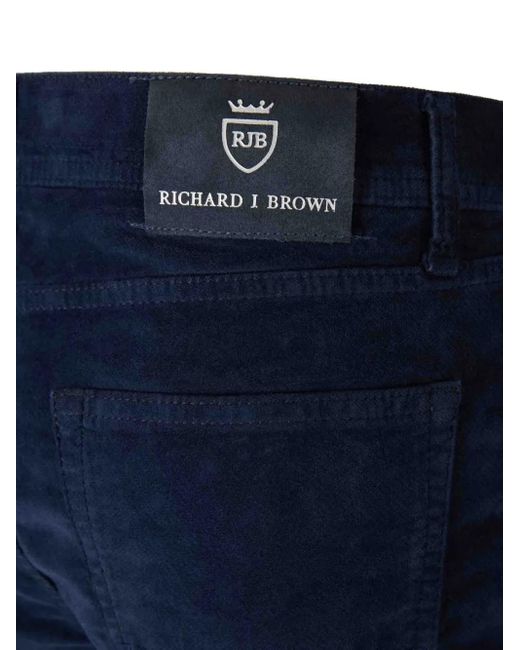 richard j. brown Contrast-Stitching Jeans in Blue for Men | Lyst UK