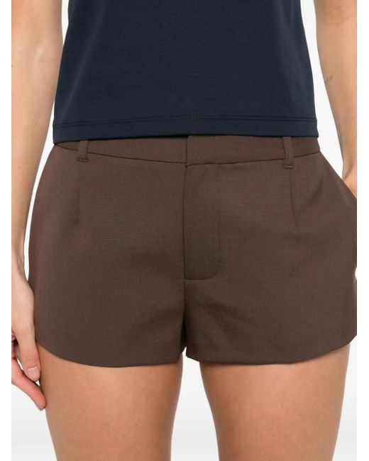 SIR. Dylan Mini Shorts in Brown | Lyst UK