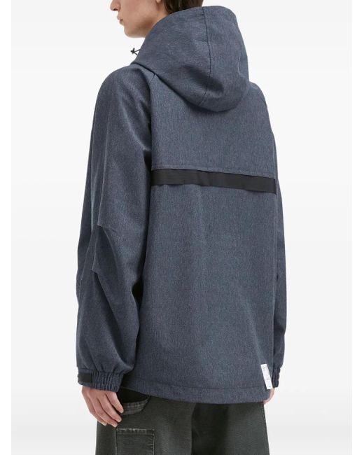 Musium Div. Hooded Jacket in Blue for Men | Lyst UK