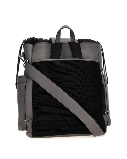 Fendi Large Strike Backpack in Black for Men | Lyst