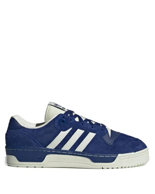 adidas Rivalry Low Striped Sneakers in Blue for Men | Lyst UK