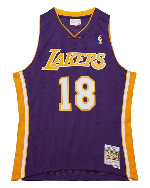 Mitchell & Ness X Nba Los Angeles Lakers 2009-10 Sasha Vujacic Jersey ...