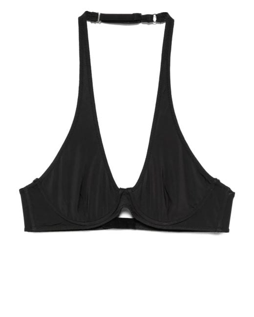 Kiki de Montparnasse Halter-Neck Bra in Black | Lyst