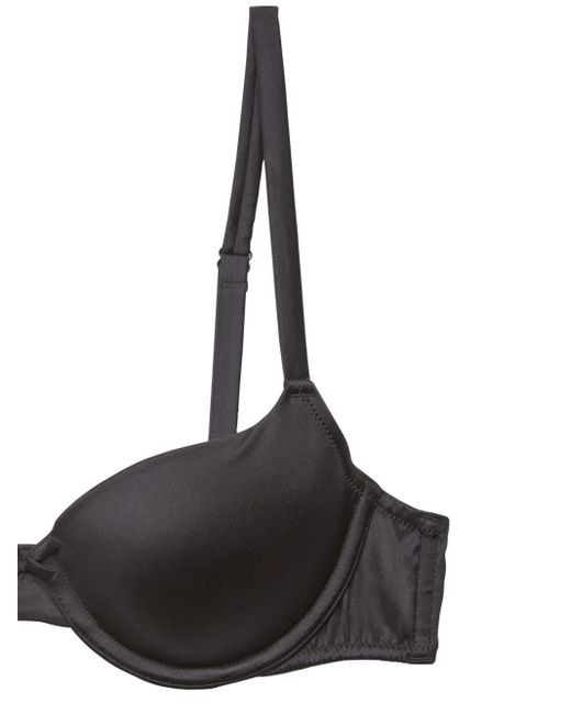 Fleur du Mal Luxe Seamless Balconette Bra in Black | Lyst