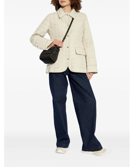Moncler Epinal Puffer Jacket in Natural | Lyst