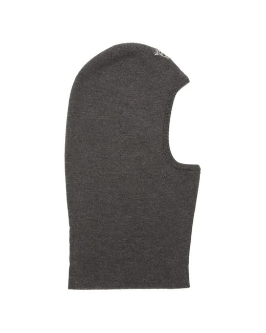 Acne Studios Bow-Embroidery Balaclava in Grey | Lyst UK