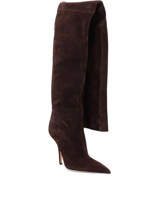 Paris Texas 105Mm Jessica Pointed Boots in Black | Lyst UK