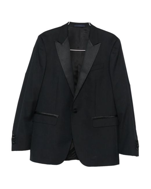 Lanvin Satin-Trimmed Suit in Black for Men | Lyst UK