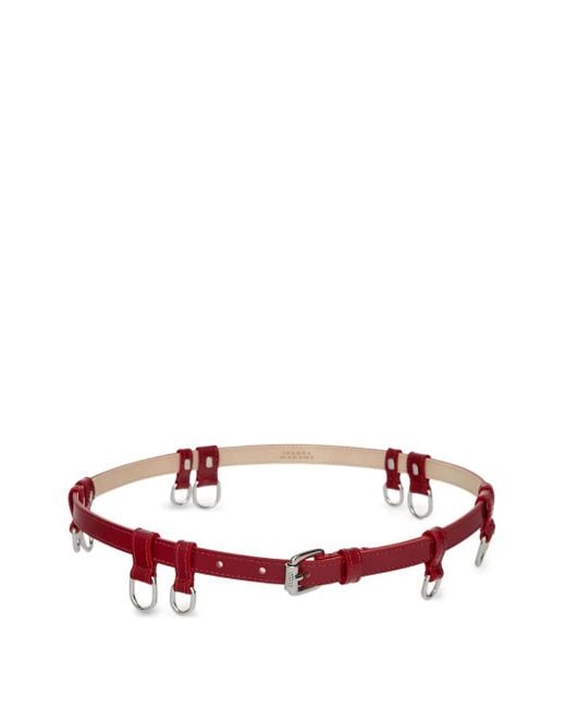 Isabel Marant Chelsea Belt in Red | Lyst UK