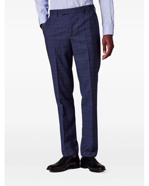 Paul Smith The Brierley Check Wool Suit in Blue for Men | Lyst UK