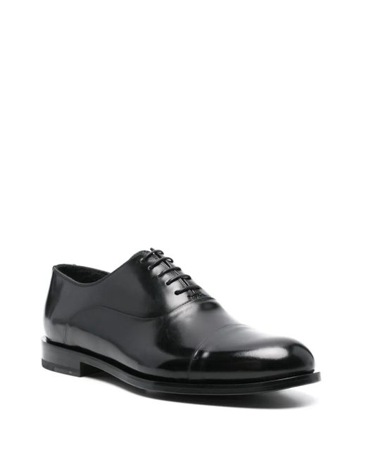 Tagliatore Leather Brogues in Black for Men | Lyst