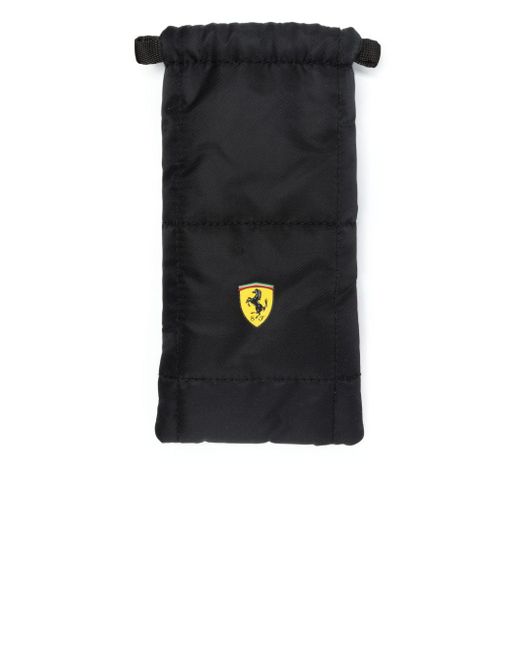 Scuderia Ferrari Wraparound-Frame Sunglasses in White | Lyst