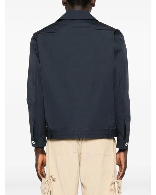 Craig Green Circle Worker Button-Front Shirt Jacket in Blue | Lyst UK