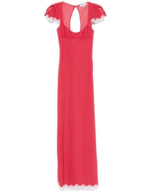 Frankie's Bikinis Rosalyn Maxi Dress in Red | Lyst