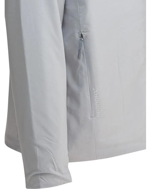Houdini Sportswear Puff Up Hooded Jacket in Grey for Men | Lyst UK
