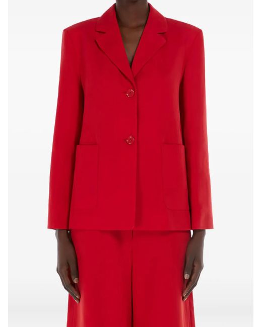 Max Mara Olivia Blazer in Red | Lyst