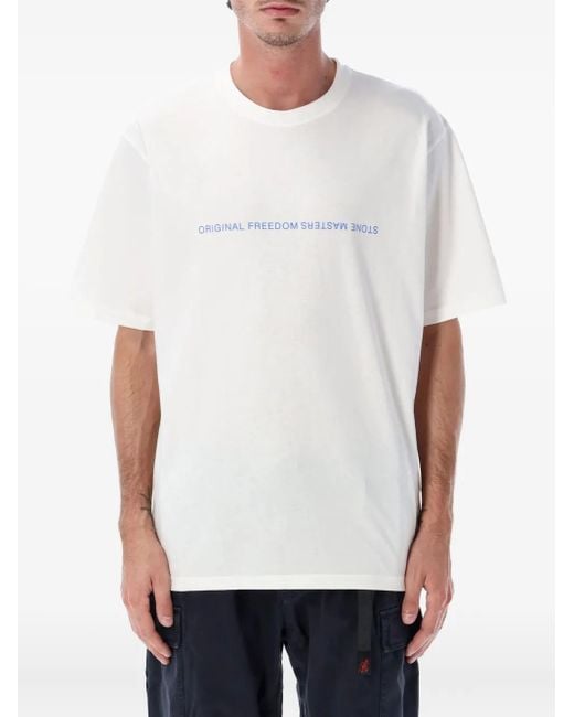 Gramicci Stonemasters Tee in White for Men | Lyst UK