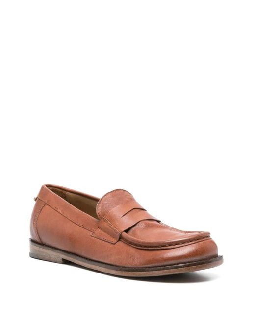 Moma Idolo Loafers in Brown | Lyst