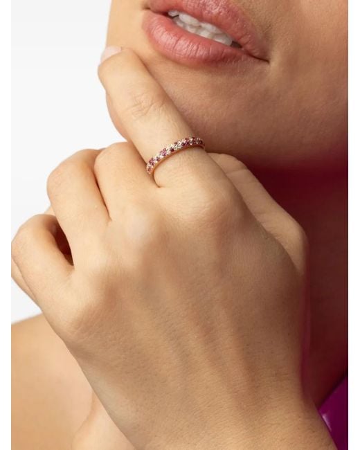 JARED LEHR 18K Diamond And Sapphire Ring in White | Lyst UK