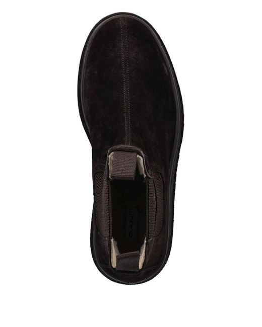 GANT Sistown Pull-Tab Platform Boots in Black | Lyst UK