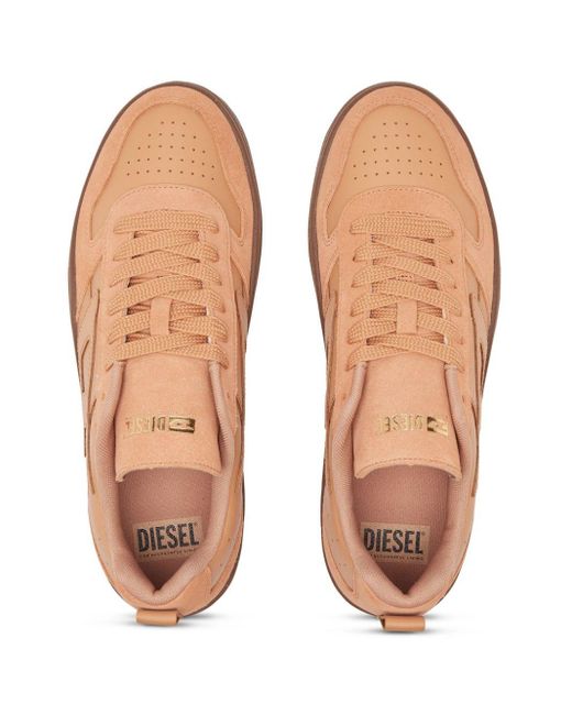 DIESEL S-Ukiyo V2 Lace-Up Sneakers in Brown for Men | Lyst