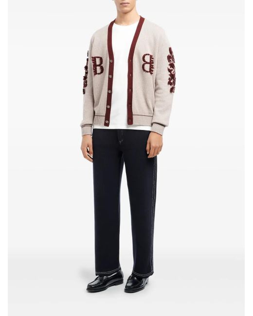 Barrie 3D-Logo Cardigan in Natural for Men | Lyst