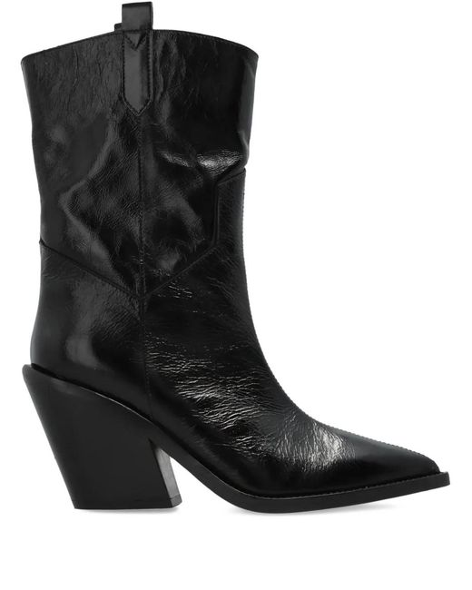IRO Mazola Cowboy Boots in Black | Lyst