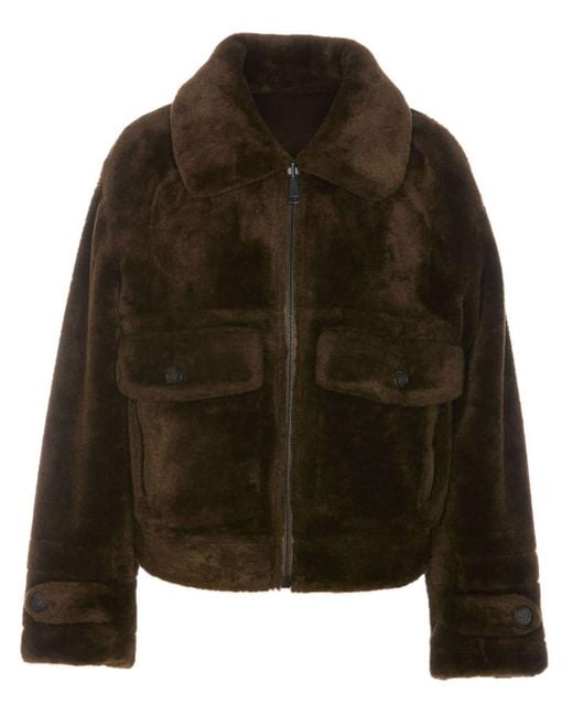 Urbancode Reversible Faux-Fur Jacket in Brown | Lyst UK