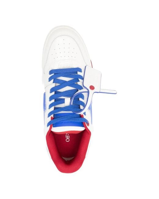 Off-White c/o Virgil Abloh Out Of Office Arrow-Detail Sneakers in White ...
