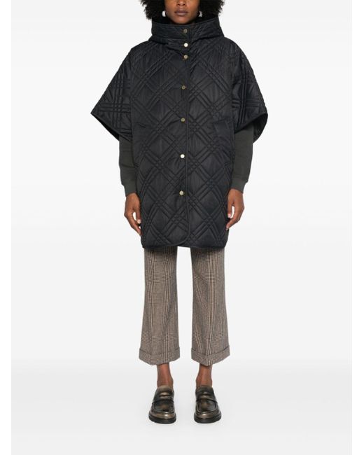Barbour Astor Cape in Black | Lyst