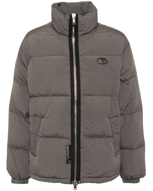 Aape By A Bathing Ape Moonface Logo Puffer Jacket in Gray for Men | Lyst