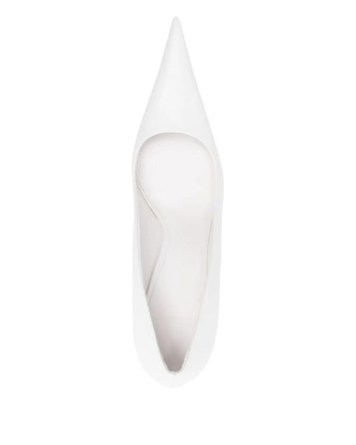 Vetements 100Mm Pointed-Toe Stiletto Pumps in White | Lyst UK