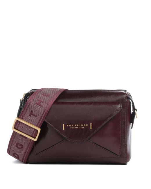 The Bridge Frida Leather Cross Body Bag in Purple | Lyst UK