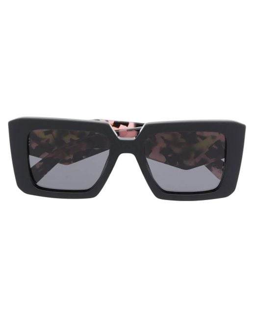 Prada Symbole Oversized Square-Frame Sunglasses in Black | Lyst