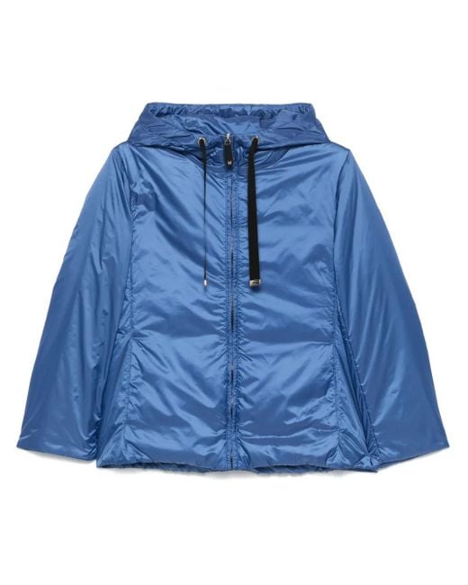 Max Mara Greenh Puffer Jacket in Blue | Lyst