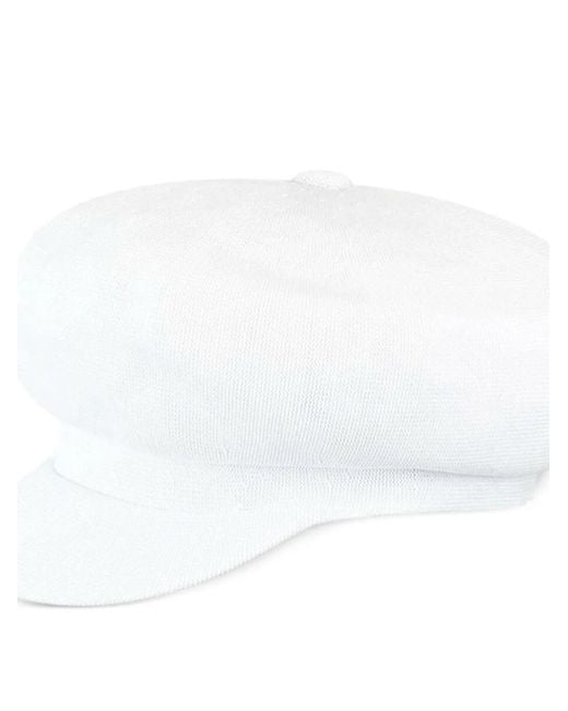 Kangol Tropic Spitfire Round-Crown Cap in White | Lyst