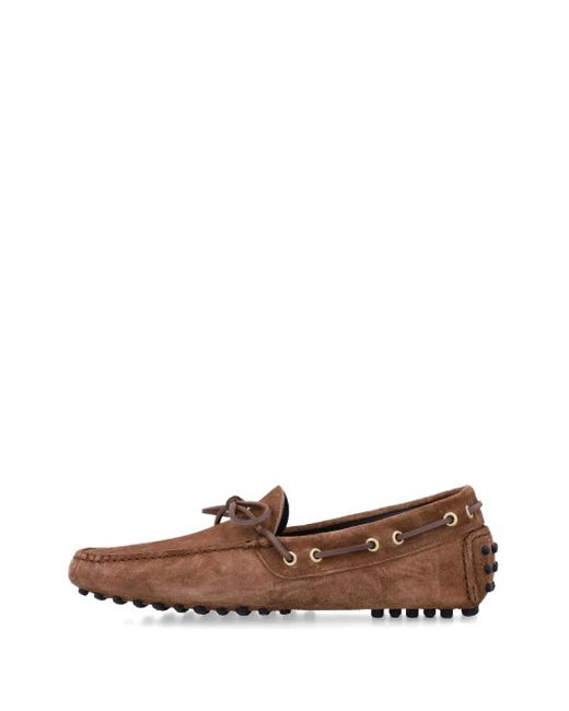 Tom Ford Rod Suede Driving Loafers in Brown for Men | Lyst