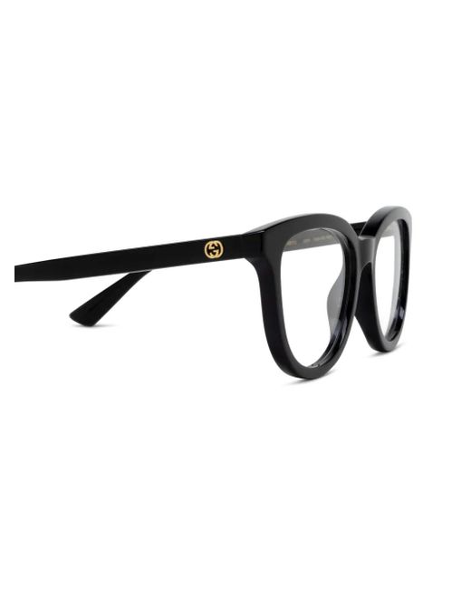 Gucci Logo-Engraved Frames in Black | Lyst