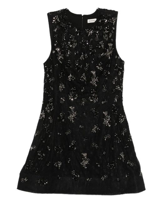 Jonathan Simkhai Evelina Embellished Mini Dress in Black | Lyst UK