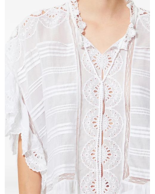 Isabel Marant Top in White | Lyst UK