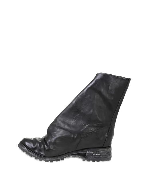 Carol Christian Poell Zip-Detail Folded Boots in Black for Men | Lyst UK