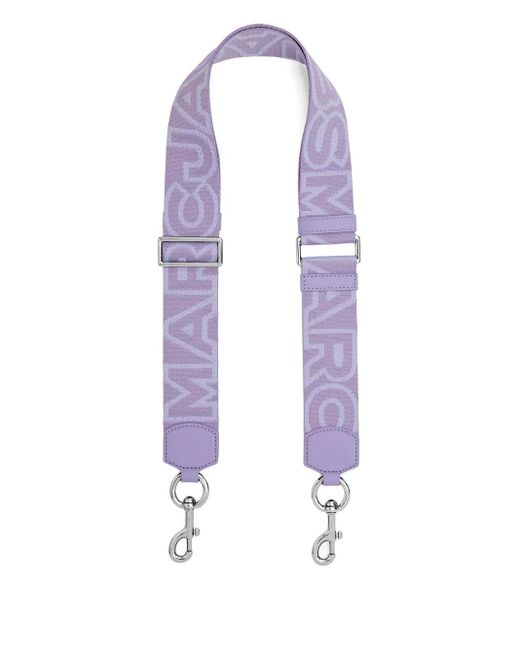 Marc Jacobs Logo-Webbing Shoulder Strap in Purple | Lyst UK