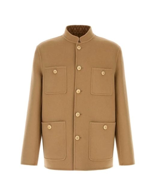 Valentino Garavani Multi-Pocket Jacket in Natural for Men | Lyst UK