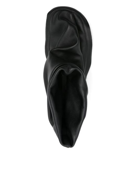 Camper X Issey Miyake Peu Form Calf Leather Boots in Black | Lyst