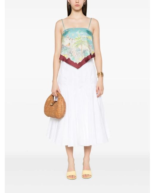 ALÉMAIS Daria Top in White | Lyst