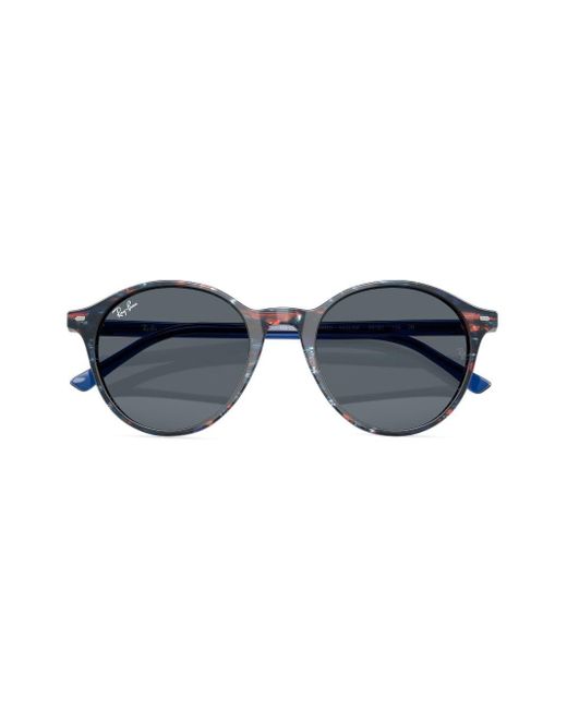 Ray-Ban Rb2230 Bernard Round-Frame Sunglasses in Blue | Lyst