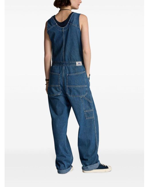RRL Robyn Overalls in Blue | Lyst